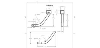 Hornet Outdoors ATV/UTV Receiver Hitch Riser and Adapter for Standard 2 ...