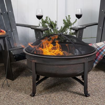 Bond 31 in. Santa Cruz Round Wood-Burning Fire Pit at Tractor Supply Co.