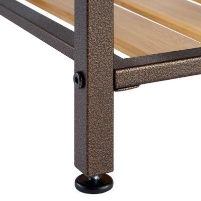 TRINITY 3-Tier Bamboo Shoe Bench, Bronze Anthracite at Tractor Supply Co.