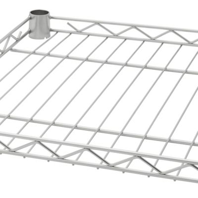 TRINITY 5-Tier EcoStorage Square Rack with Wheels, NSF, Chrome color at ...