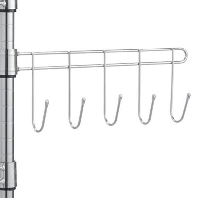 TRINITY 5-Tier EcoStorage Square Rack with Wheels, NSF, Chrome color at ...