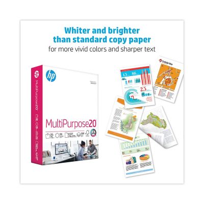 HP Papers Multipurpose Paper, 96 Brightness, 20 lb., 8.5 in. x 11 in ...