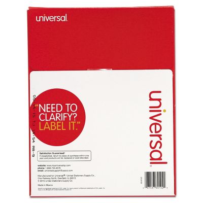 Universal White Labels, Inkjet per Laser Printers, 1 in. x 2.63 in ...