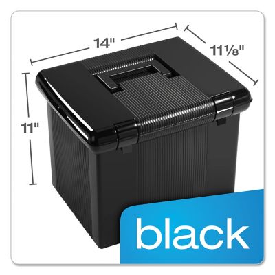 Pendaflex Portable File Boxes, Letter Files, 13.88 in. x 14 in. x 11.13 ...