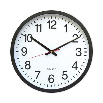 Universal Classic Round Wall Clock, 12.63 in., Black at Tractor Supply Co
