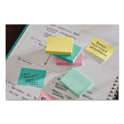 Post-it Notes Original Note Pads in Marseille Colors, 1-3/8 in. x 1-7/8 ...