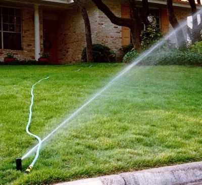 Quick Snap 5,000 sq. ft. Buried Sprinklers, Hose Connectors, Hose Line ...