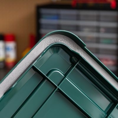 IRIS USA Remington Weather-Tight Storage Boxes, 23.63 in. x 17.75 in. x ...