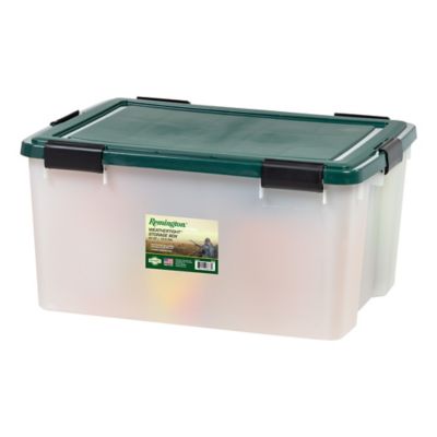 IRIS USA Remington Weather-Tight Storage Boxes, 23.63 in. x 17.75 in. x ...