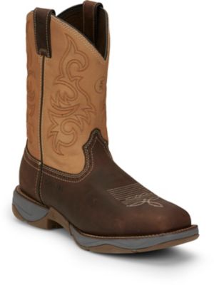 Tony Lama Men's Junction 11 in. Square Steel Toe Work Boots, 9.5 D ...