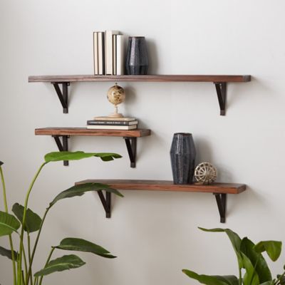 northbeam Distressed Hardwood Floating Shelves, 48 in. at Tractor ...