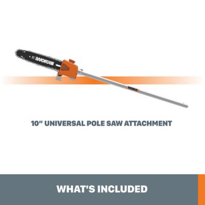 WORX Nitro 10 in. Driveshare Pole Saw Attachment