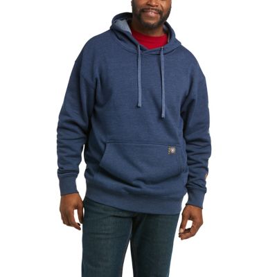 Ariat Rebar Graphic Work Hoodie, M,Navy Heather/Lime at Tractor Supply Co