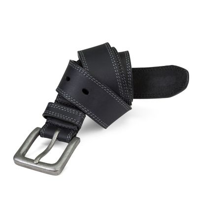 Timberland PRO Men's Leather Workwear Boot Belt, 38 mm, 50,Black at ...