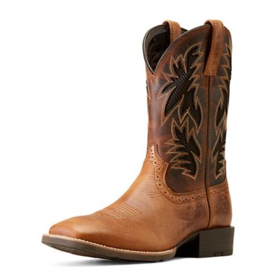 Ariat Men's Sport Cool VentTEK Western Boots, 11 EE,Dark Tan/Two Tone ...
