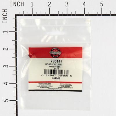 Briggs & Stratton Vacuum Hose for Select Briggs & Stratton Models ...