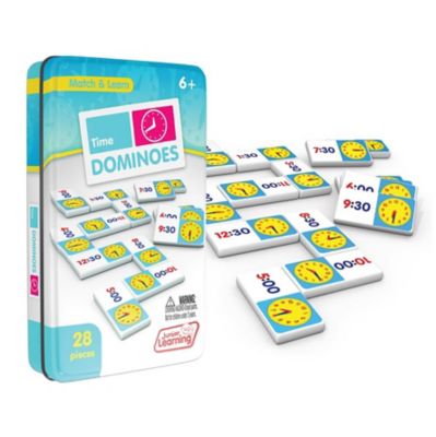 Junior Learning Time Dominoes Match and Learn Educational Learning Game