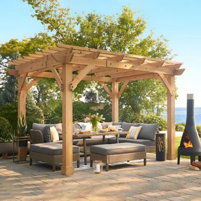 Yardistry 10 ft. x 12 ft. Meridian Pergola at Tractor Supply Co.