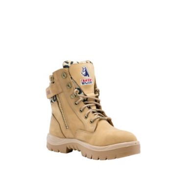 Steel Blue Women's Southern Jungle Lace-Up with Side Zip Steel Toe Work ...