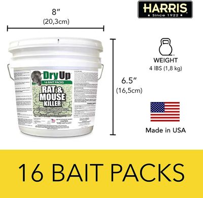 Harris 4 oz. Dry-Up Mouse and Rat Killer, 16-Pack at Tractor Supply Co.