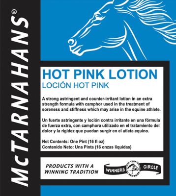 McTarnahans Hot Pink Astringent and Counter-Irritant Equine Lotion, 16 ...
