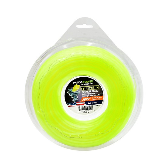 MaxPower 0.095 in. x 200 ft. Line Trim Twist Trimmer Line MaxPower 0.095 in. x 200 ft. Line Trim Twist Trimmer Line