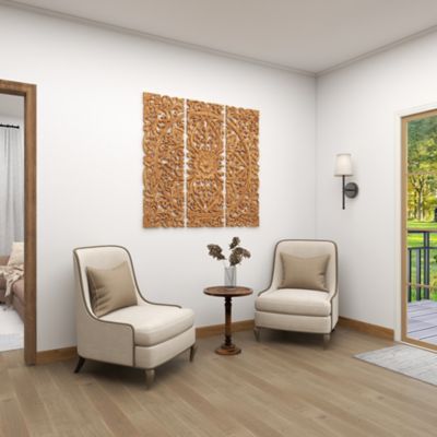 Harper & Willow Mango Wood Traditional Accent Table, Brown, 96092