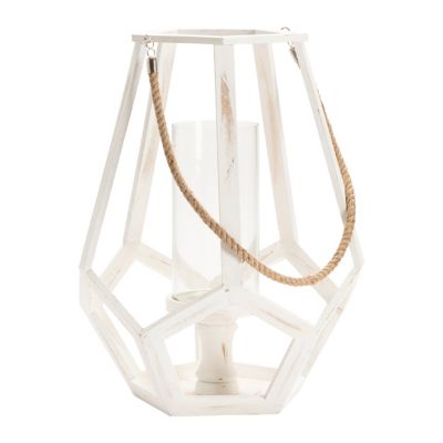 Crestview Collection Myers Large Candle Holder with Hemp Handle ...