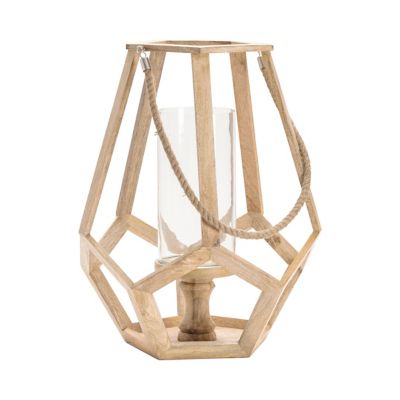 Crestview Collection Myers Medium Candle Holder with Hemp Handle at ...