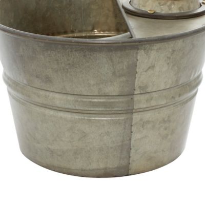 Harper & Willow Grey Iron Farmhouse Water Fountain, 18 in. x 15 in. x ...
