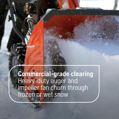 Husqvarna 24 in. ST424 301cc EFI 8.5 HP 2-Stage Electric Start Gas Snow ...