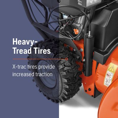Husqvarna 24 in. ST424 301cc EFI 8.5 HP 2-Stage Electric Start Gas Snow ...