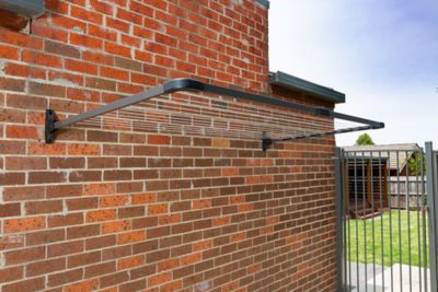 Daytek Fold-Down Mini Fold Clothesline, Light Gray at Tractor Supply Co.