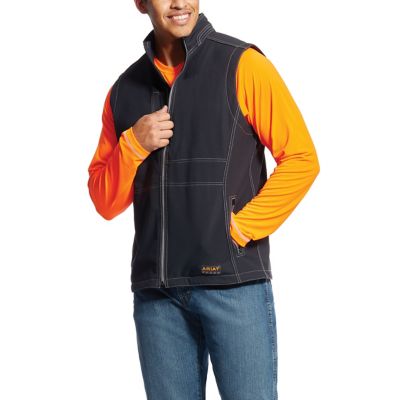 Ariat Rebar Stretch Canvas Softshell Work Vest, 3XL,Black at Tractor ...