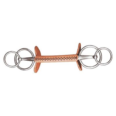 Finntack Leather Covered Mullen Double Ring Driving Bit, 5 in. at ...