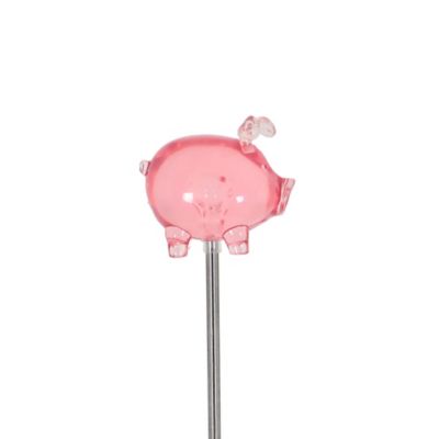 Lux-Landscape 28.35 in. Solar-Powered Pig Light, Pink at Tractor Supply Co.