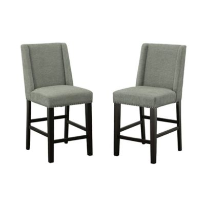 Carolina Chair & Table 24 in. Laurant Upholstered Counter Stools, 2 pc ...