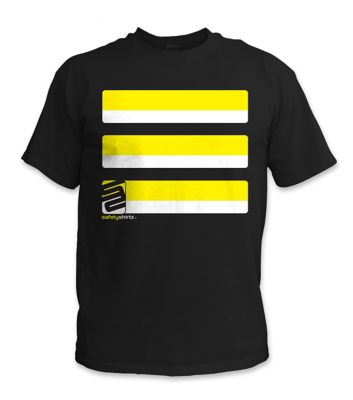 SafetyShirtz Unisex Adult High-Visibility Basic T-Shirt, XL,Black at ...