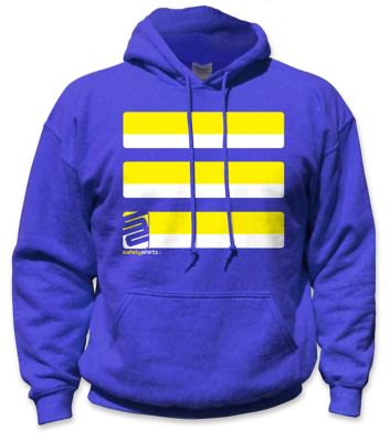 SafetyShirtz Unisex Basic High-Visibility Hoodie, S,Blue at Tractor ...