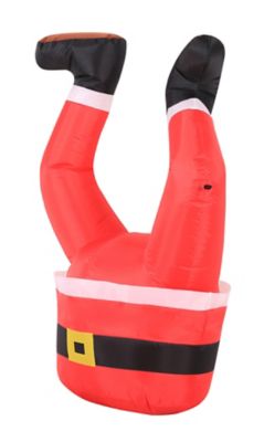Occasions 3.5 ft. Inflatable Santa Legs Decoration at Tractor Supply Co.