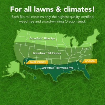 Growtrax 9.4 lb. 200 sq. ft. Kentucky Blue Rye Grass Seed Mixture ...