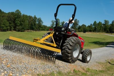 King Kutter 6 ft. Landscape Rake, Yellow at Tractor Supply Co.
