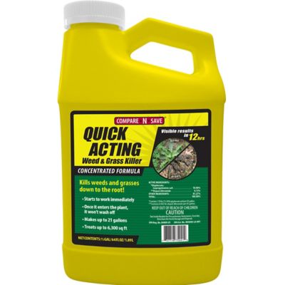 Compare-N-Save 1 gal. 41% Glyphosate Grass and Weed Killer Concentrate ...