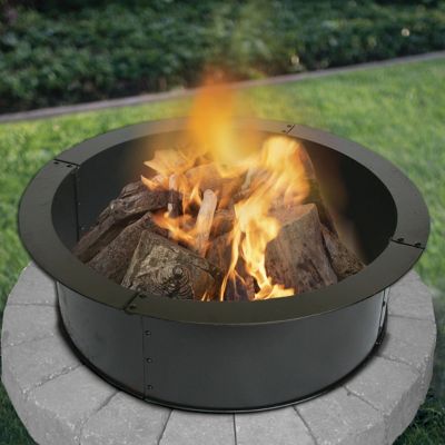Blue Sky Outdoor 36 in. Round Black Fire Ring, 0.8 mm at Tractor Supply Co