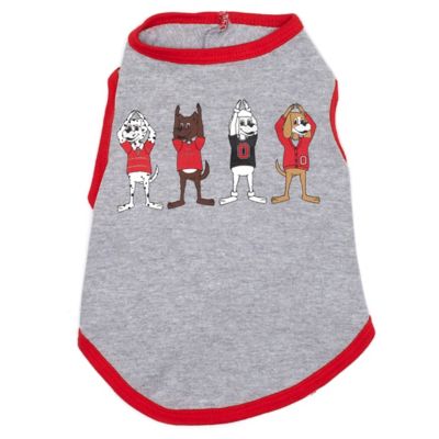 The License House Ohio State Buckeyes O-H-I-O Dogs Dog T-Shirt, L,Gray ...
