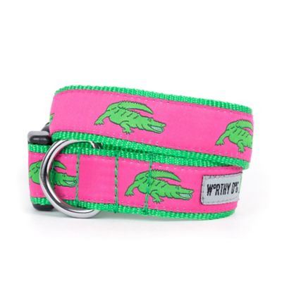 Worthy Dog Adjustable Alligators Dog Collar, S,Pink at Tractor Supply Co