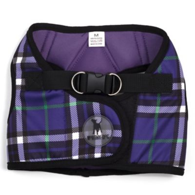 Worthy Dog Reflective Plaid Sidekick Dog Harness Vest, XS,Purple at ...