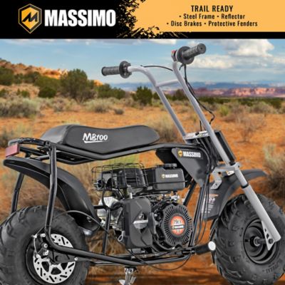 Massimo MB100 79cc Gas Powered 2.5hp Mini Bike Motorcycle - Black at ...