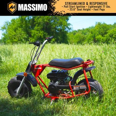 Massimo MB100 2.5 HP 79cc Gas Mini Bike Motorcycle, Black at Tractor ...