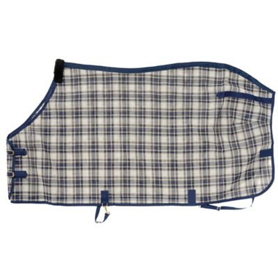 Tough1 Deluxe Mesh Horse Fly Sheet, Plaid Print